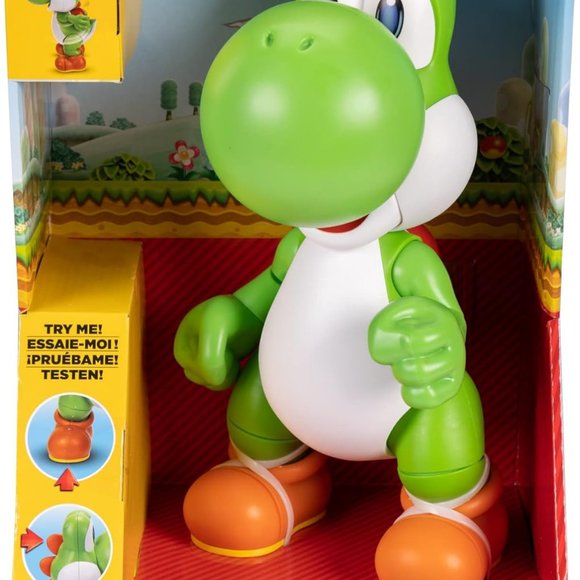 Nintendo | Toys | New Nintendo Super Mario Lets Go Yoshi 2 Tall ...